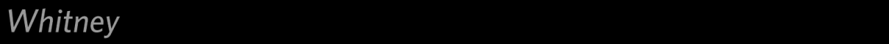 Whitney Font free download - Fontspace.io