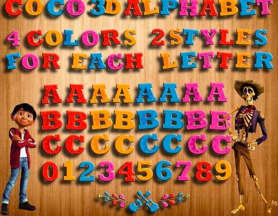 Disney Coco Font - Fontspace.io