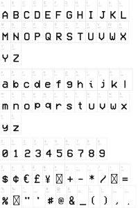 VCR OSD Mono Font FREE - Fontspace.io