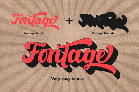 Fomtage Script font - Fontspace.io