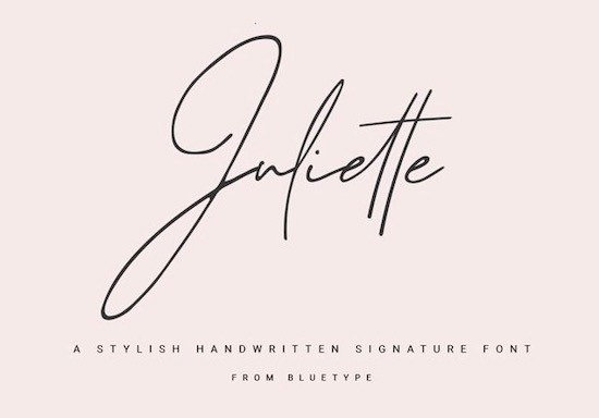 Juliette Natural Signature Font - Fontspace.io