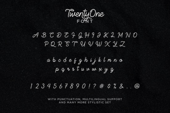 TwentyOne font - Fontspace.io