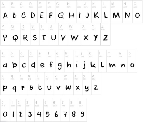 Dk Cool Crayon Font Fontspace Io