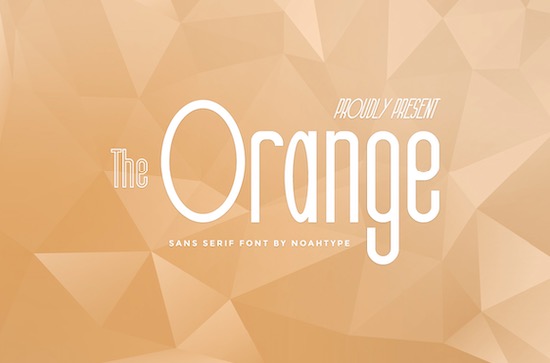 The Orange font free - Fontspace.io