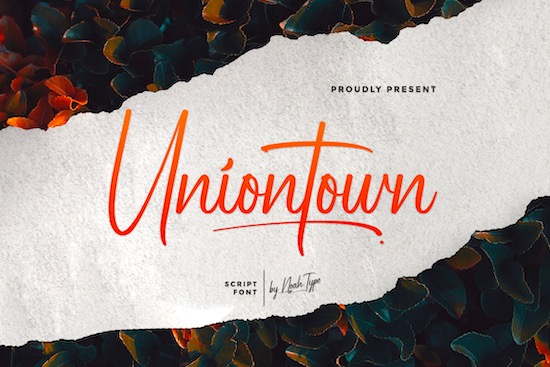 Uniontown font - Fontspace.io