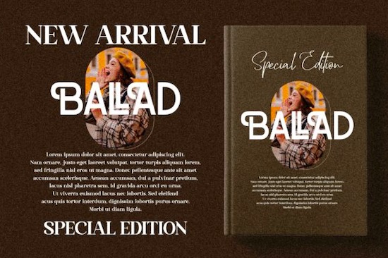 Ballad font free - Fontspace.io
