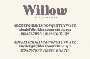 Willow Font FREE download - Fontspace.io