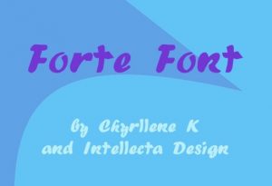Forte Font - Fontspace.io