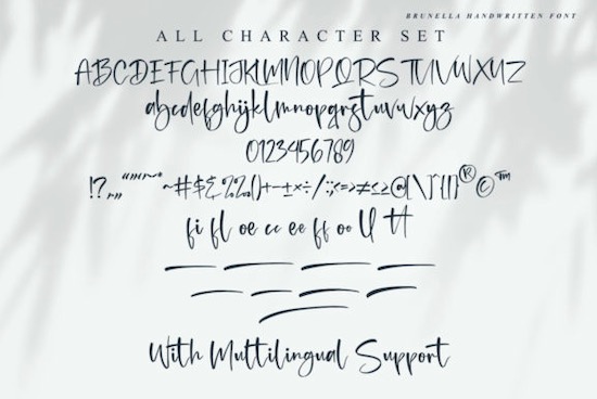Brunella Font - Fontspace.io