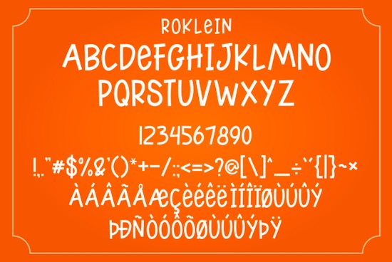 Roklies Font - Fontspace.io
