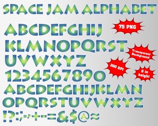 Space Jam Font Fontspace Io