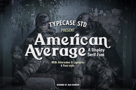 American Average Font - Fontspace.io