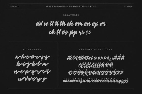 Black Diamond Font - Fontspace.io