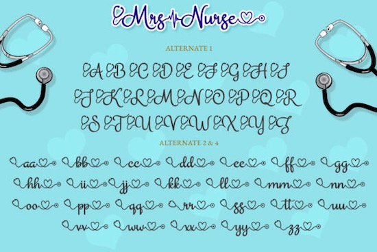 Mrs Nurse Font - Fontspace.io
