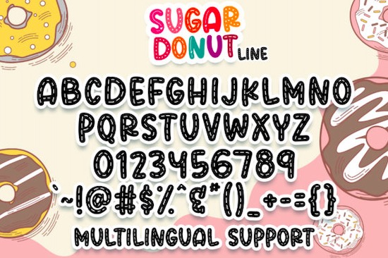 Sugar Donut Font - Fontspace.io