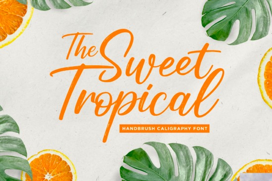 Sweet Tropical Font - Fontspace.io