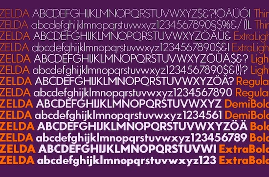 Zelda Collection Fonts - Fontspace.io