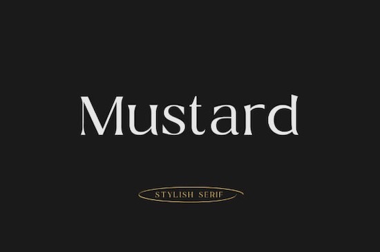 Mustard Font - Fontspace.io