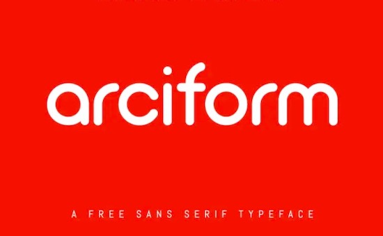 Arciform Font - Fontspace.io
