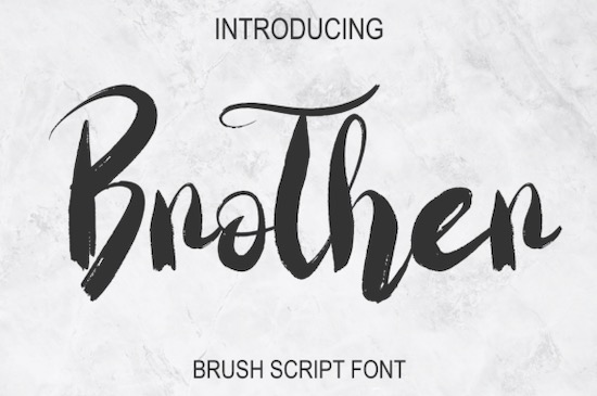 Brother Script Font - Fontspace.io