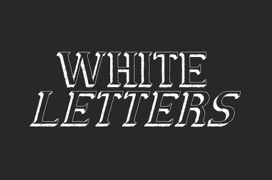White Letters Font - Fontspace.io
