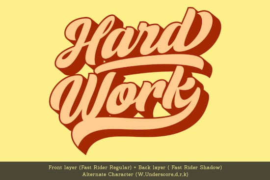 Fast Rider Font from Sign Studios - Fontspace.io