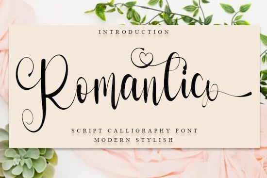 Romantic Font from FreshTypeINK - Fontspace.io