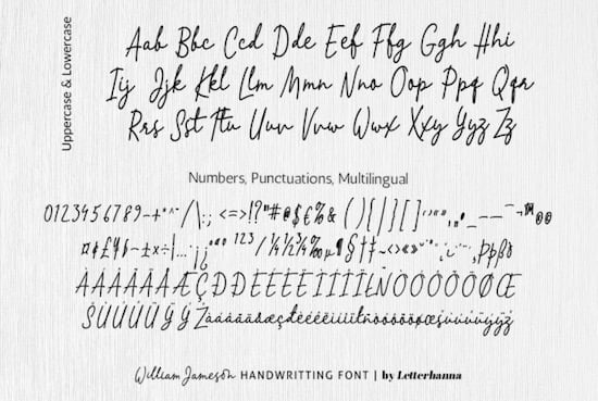 William Jameson Font by Letterhanna - Fontspace.io