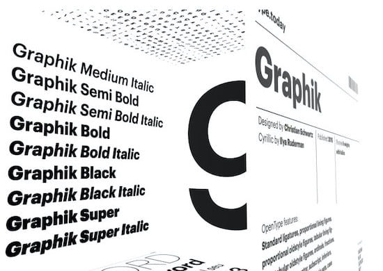 Graphik Font by Christian Schwartz - Fontspace.io