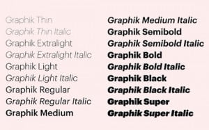 Graphik Font by Christian Schwartz - Fontspace.io