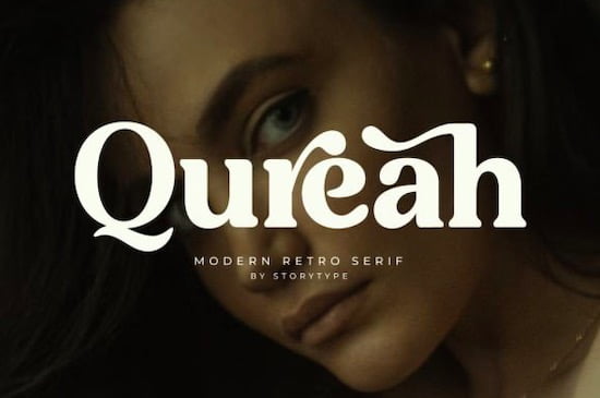 Qureah Font from Storytype Studio - Fontspace.io