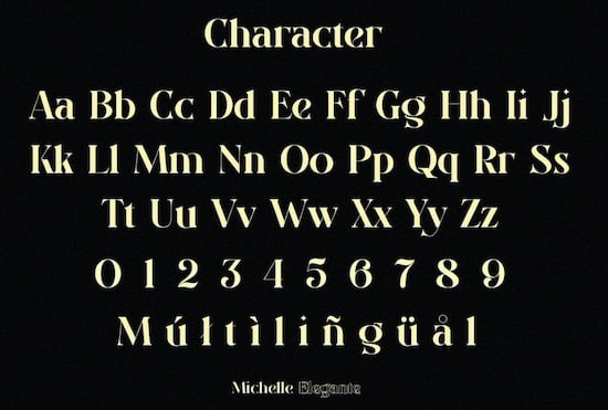 Michelle Elegante Font from INKSUN™ - Fontspace.io