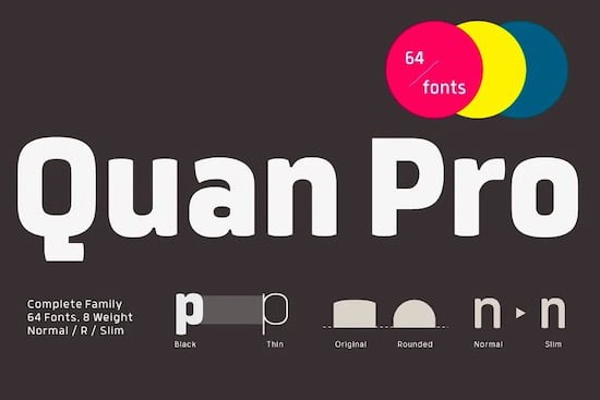 Quan Pro Font from Typesketchbook Foundry - Fontspace.io