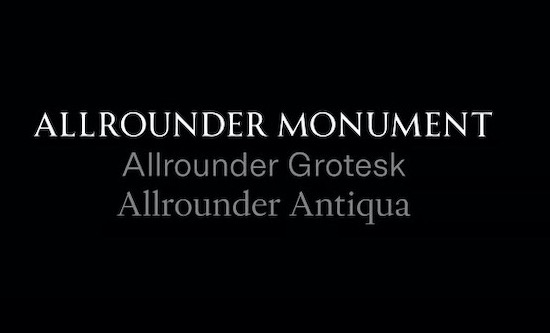 Allrounder Monument Font Family - Fontspace.io
