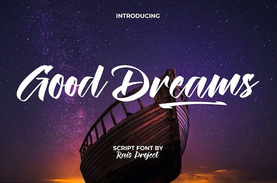 Good Dreams - FREE Fonts Download