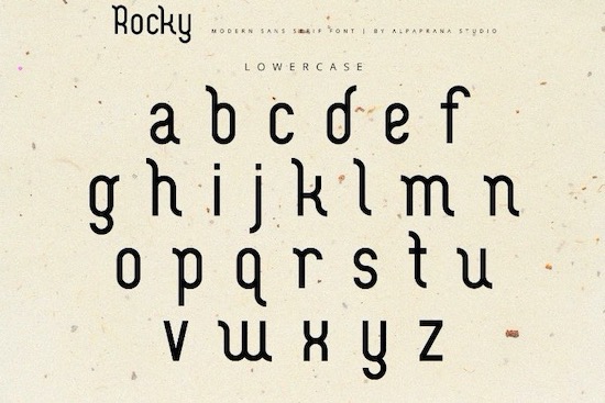 Rocky Display Font - Fontspace.io