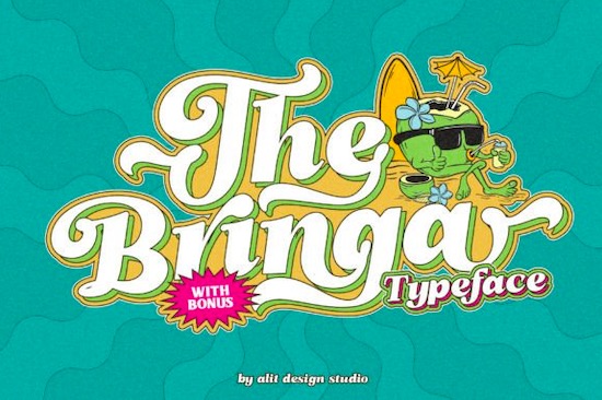 The Bringa Font - Fontspace.io