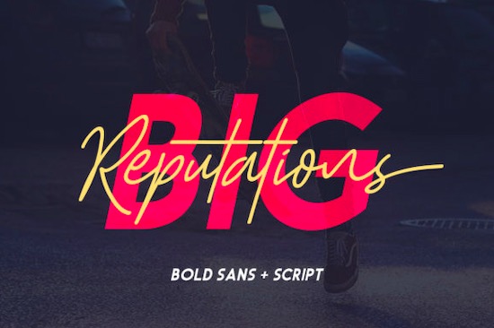 Big Reputation Duo Font - Fontspace.io