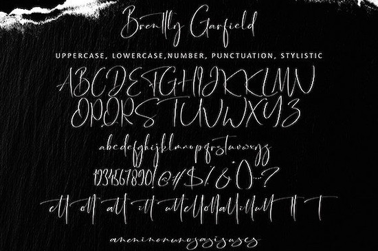 Brently Garfield Font - Fontspace.io