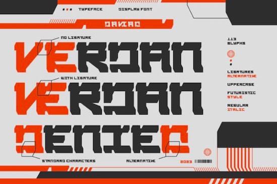 Daviad Font - Fontspace.io