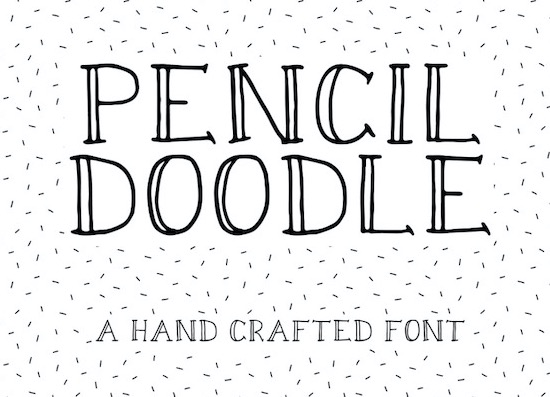 Pencil Doodle Font - Fontspace.io