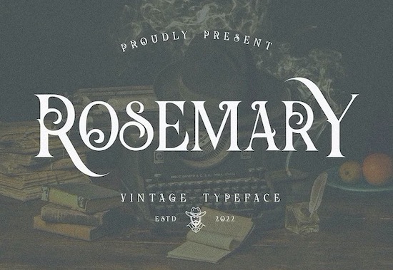 Rosemary Font - Fontspace.io