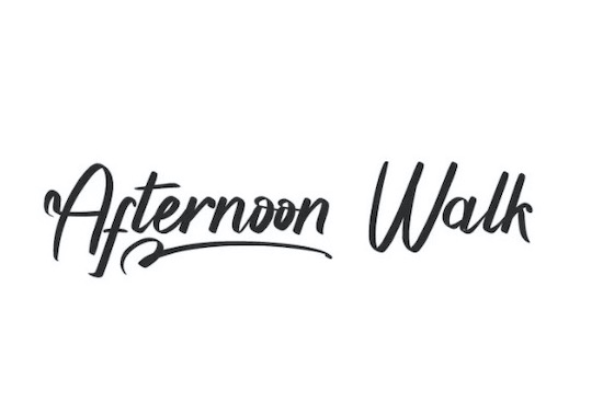 Afternoon Walk Font - Fontspace.io