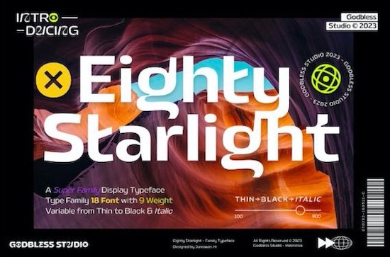Eighty Starlight Font - Fontspace.io