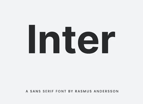 Inter Font Family - Fontspace.io