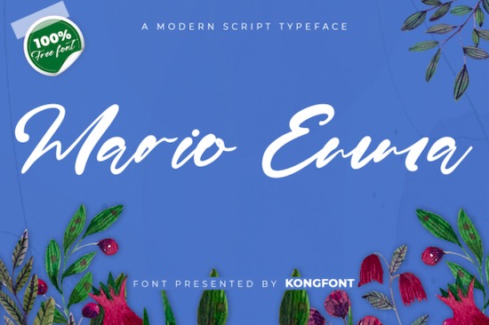 Mario Emma Font - Fontspace.io