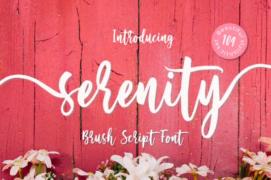 Serenity Font - Fontspace.io