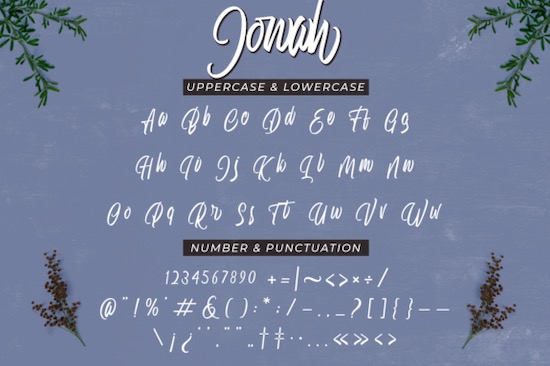 Jonah Script Font - Fontspace.io
