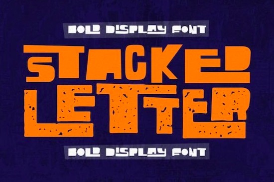 Stacked Letter - Fontspace.io Download