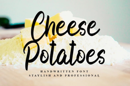 Cheese Potatoes Font - Fontspace.io
